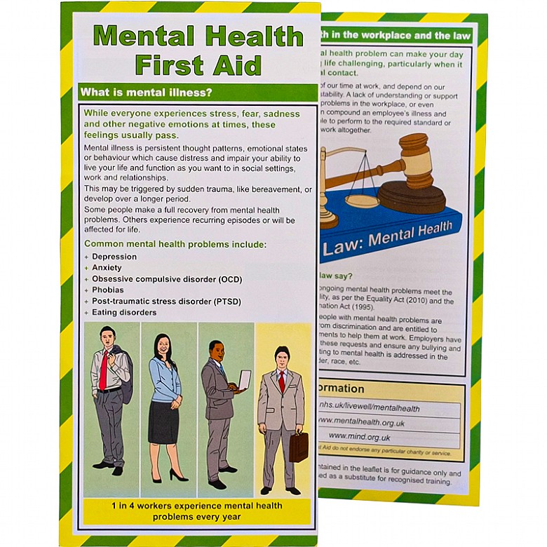 Q2876 Mental Health First Aid Leaflet – DB Medical